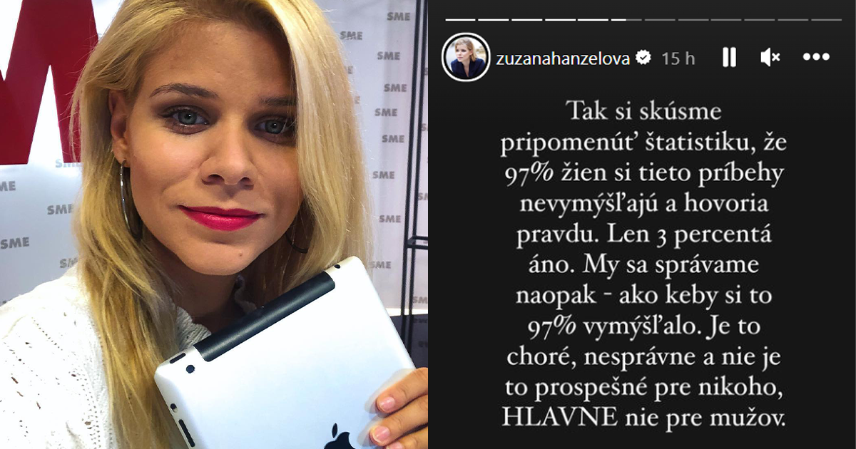 Kovačič Hanzelová klame, tvrdí šofér. Jej reakcia prišla takmer okamžite