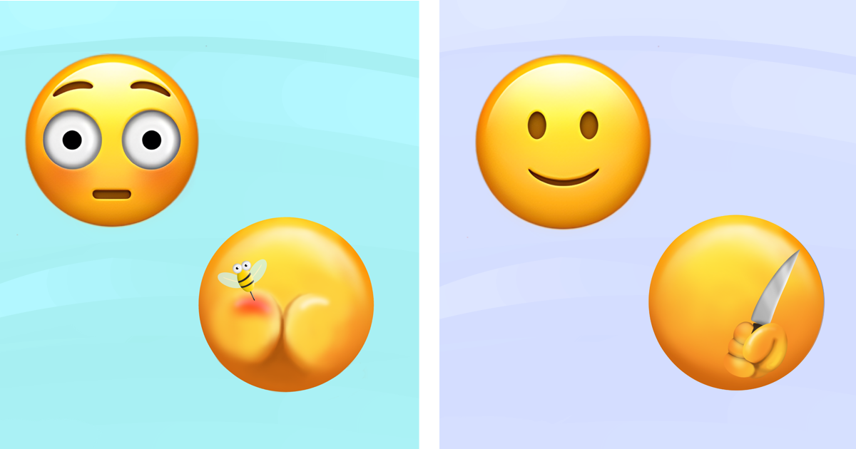 Ako vyzerajú obľúbené emoji zozadu? Tieto vtipné obrázky ti to ukážu