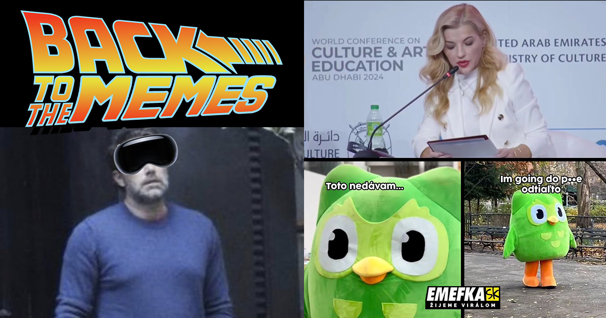 BACK TO THE MEMES: Hlasuj za meme mesiaca február - EMEFKA