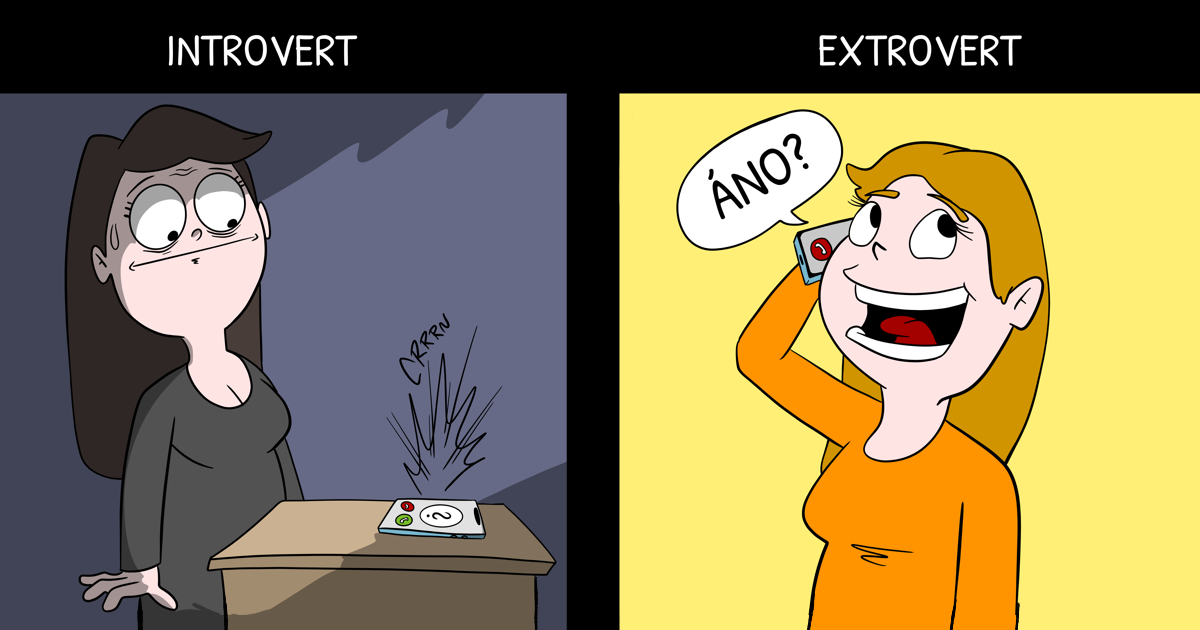 Introvert verzus extrovert. Ako sa v týchto situáciách správaš ty ...