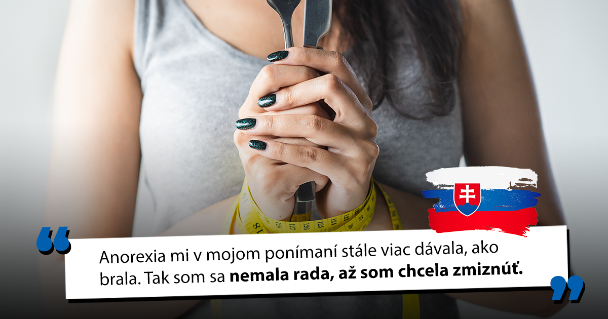 Slovenka o boji s mentálnou anorexiou: Mala som v hlave hlas, ktorý ma presvedčil, že som tučná ...