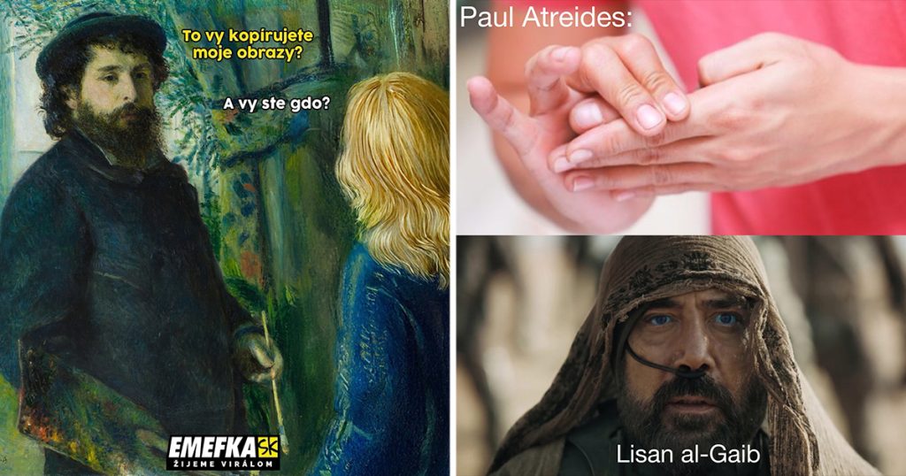 BACK TO THE MEMES: Hlasuj o najlepšie meme roka 2024 - EMEFKA