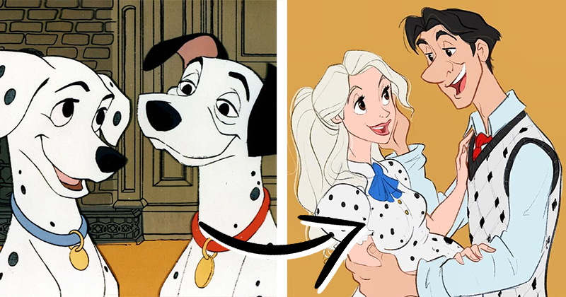 Umelec pretvára zvieracie postavy z disneyoviek ako ľudí - EMEFKA