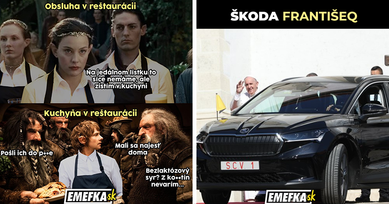 10 najlepších memes uplynulého týždňa #30 - EMEFKA