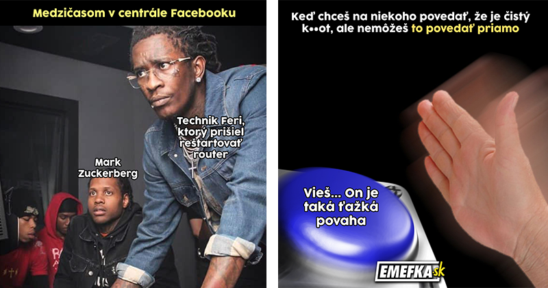 10 najlepších memes uplynulého týždňa #24 - EMEFKA