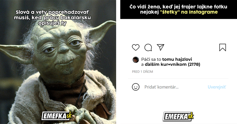 10 najlepších memes uplynulého týždňa #41 - EMEFKA