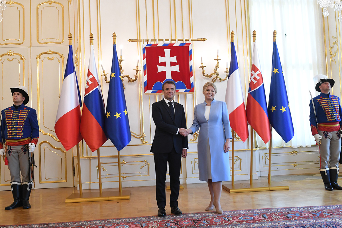 Prezidentka privítala na Slovensku francúzskeho prezidenta E. Macrona - EMEFKA