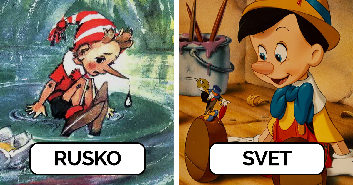 Nie Pinocchio, ale Buratino. Aké verzie známych rozprávok majú v iných ...