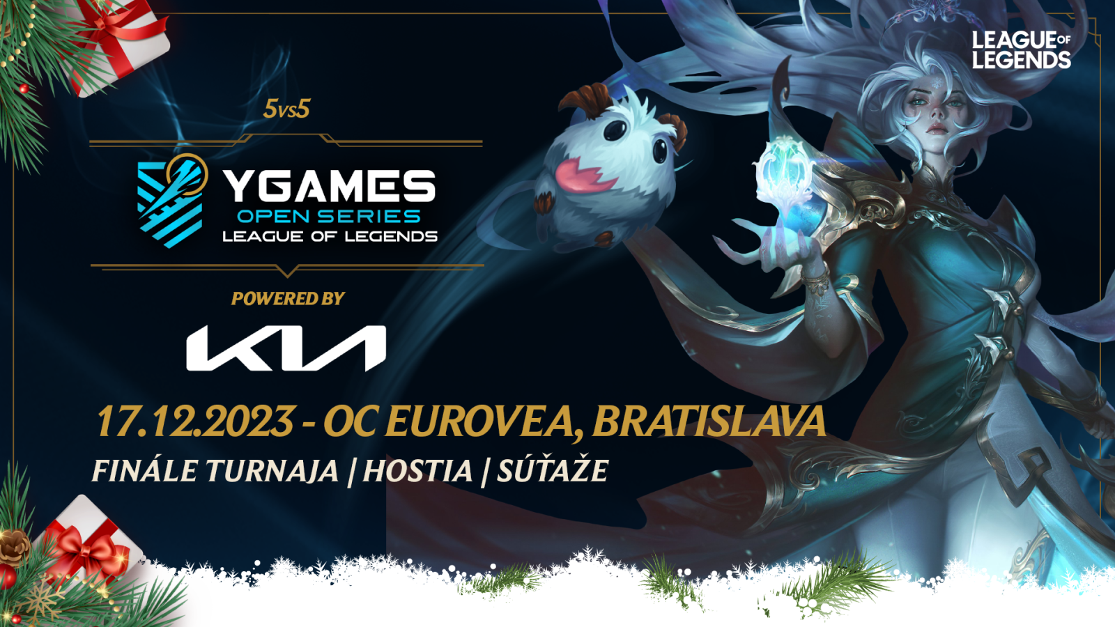 Oskar Barami, Xnapy a mnohí ďalší budú hosťami finále YGames Open Series LOL powered by KIA ...