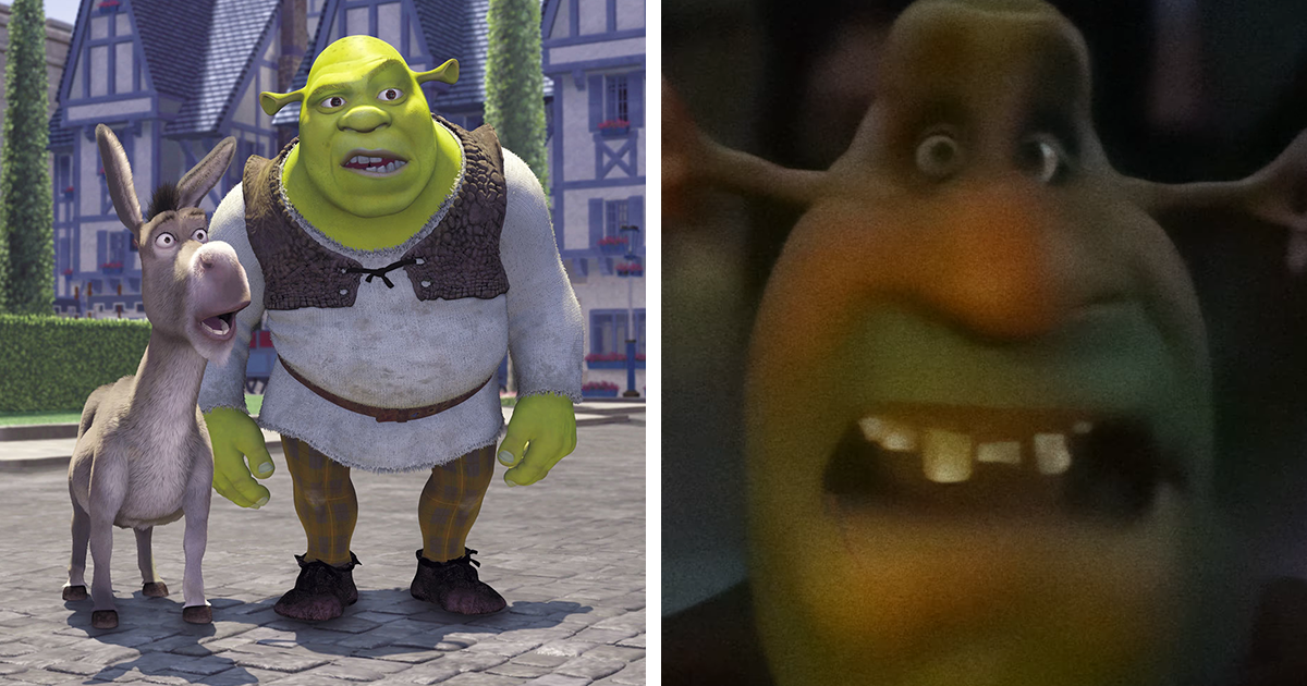 Shrek mal byť pôvodne temný a znepokojivý. Pozri si pôvodné testovacie ...