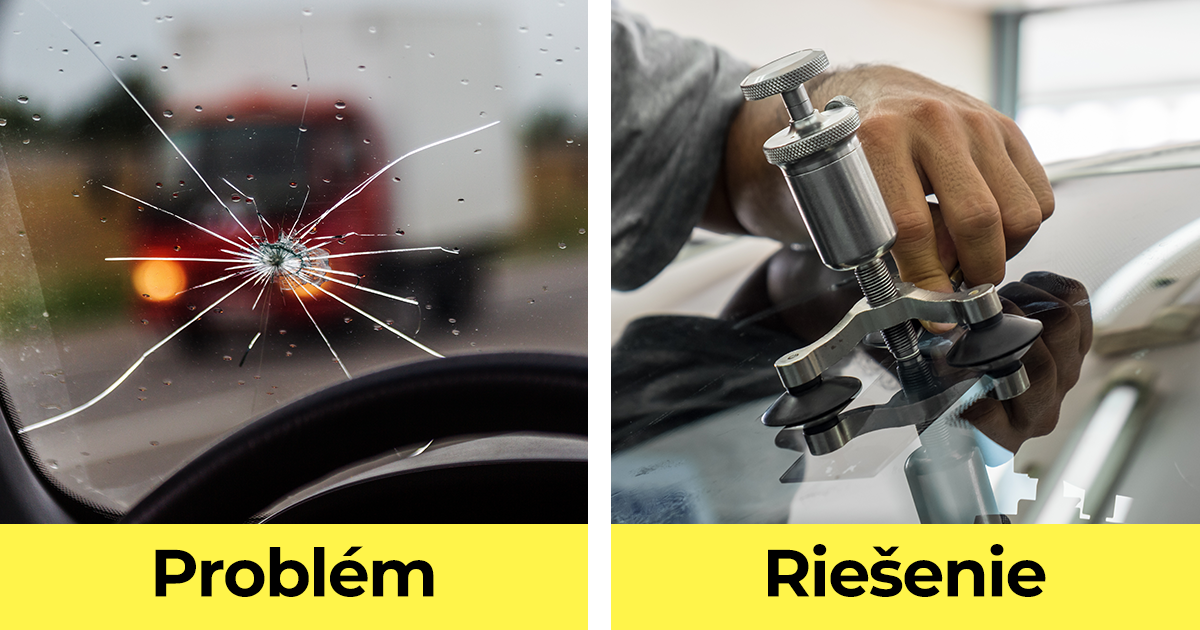 Prasklina v čelnom skle: Ako ju čo najvýhodnejšie opraviť a na čo si ...