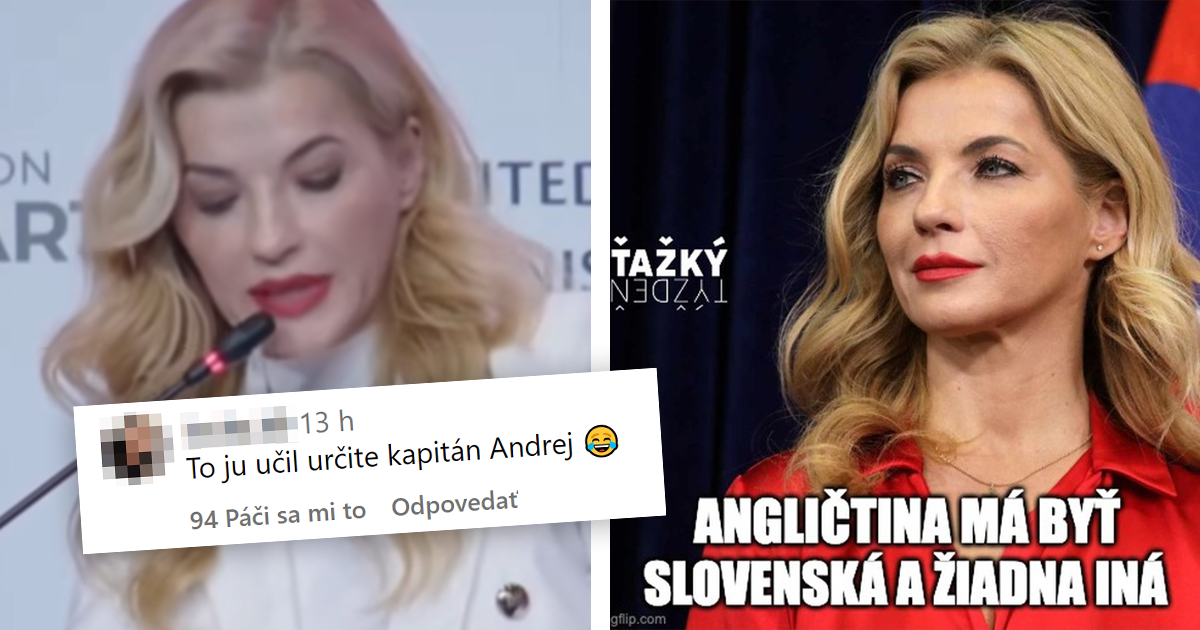 Slováci si uťahujú z biednej angličtiny ministerky Šimkovičovej - EMEFKA
