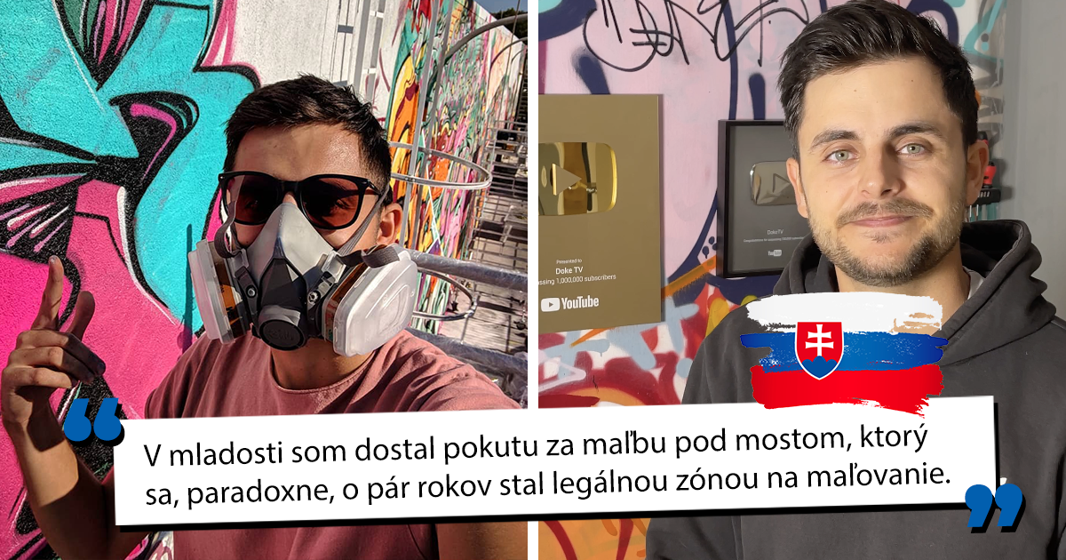 Slovenský graffiti umelec a YouTuber "Doke" (ROZHOVOR) - EMEFKA