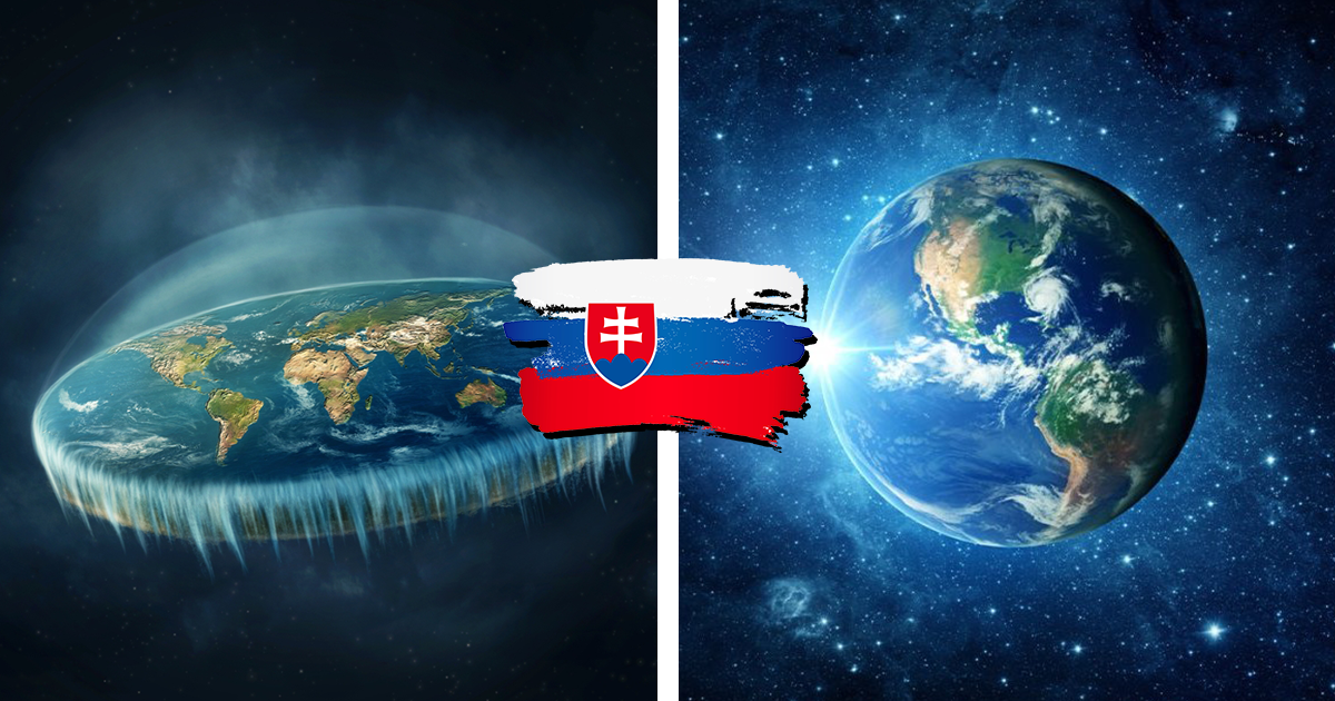 Veľká časť Slovákov verí, že Zem je plochá